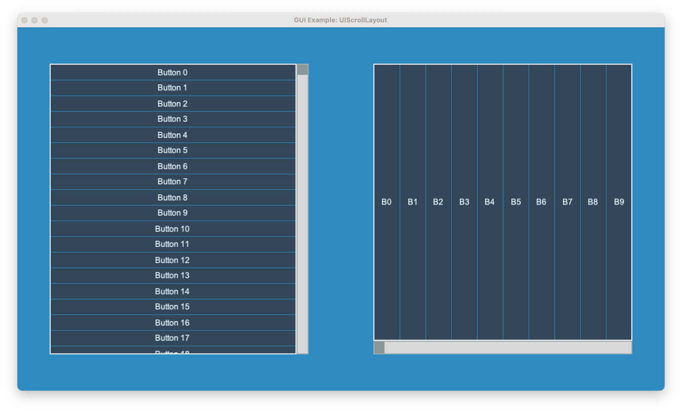 GUI Scroll Area — Python Arcade 3.3.3